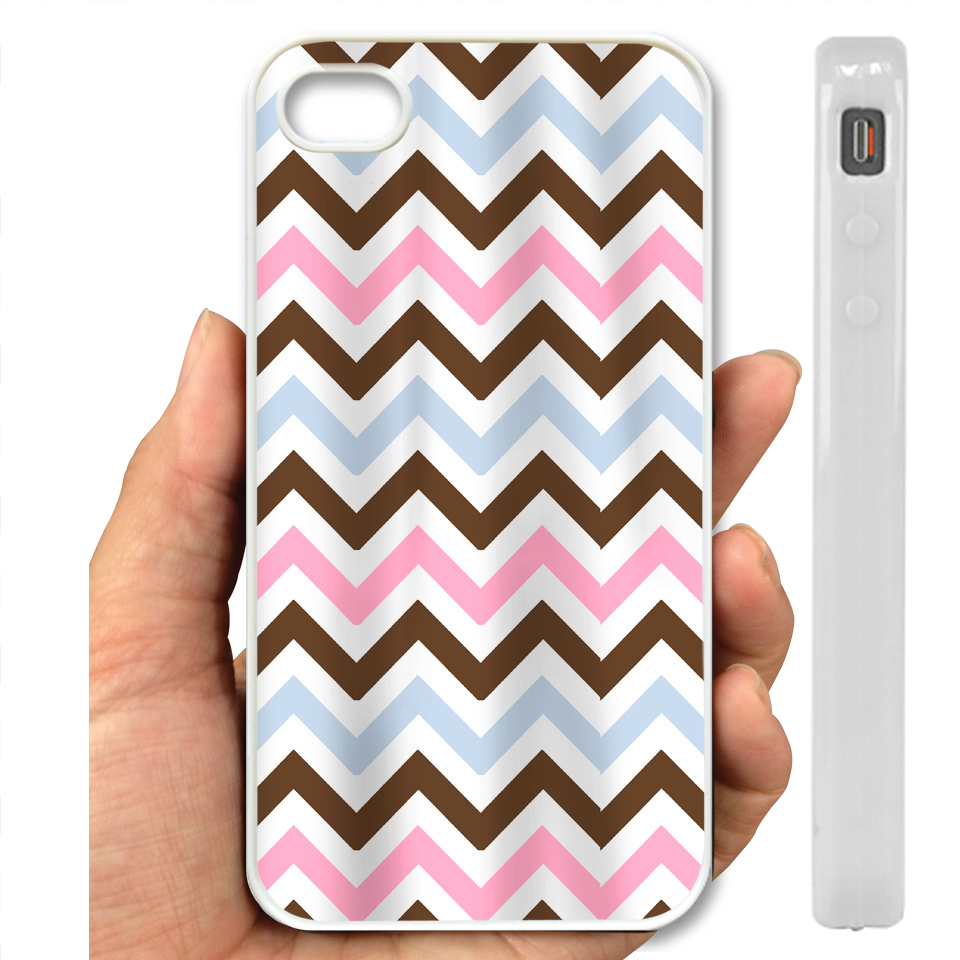 Iphone Case 5, Iphone 4,4s Case Hard Plastic 009 Code-pastel Chevron on Luulla
